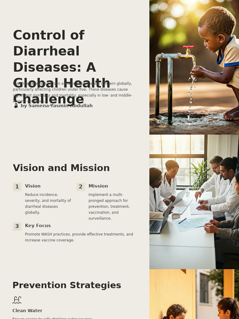 Control of Diarrheal Diseases A Global Health Challenge | PDF ...