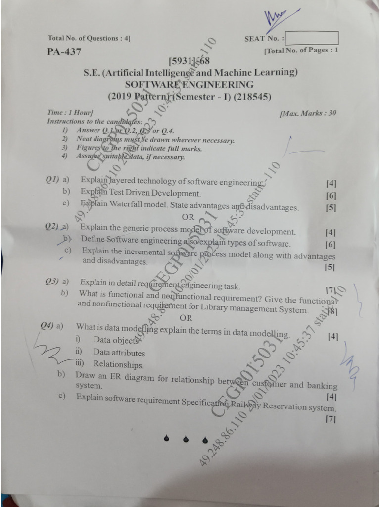 Insem SE AIML SPPU | PDF