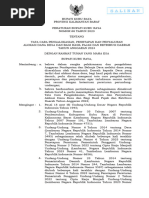Perbup 2025 - Pedoman Penyusunan APB Desa 2026 | PDF