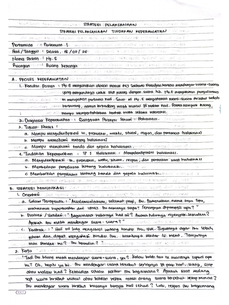 SP 1 & 2 Halusinasi | PDF