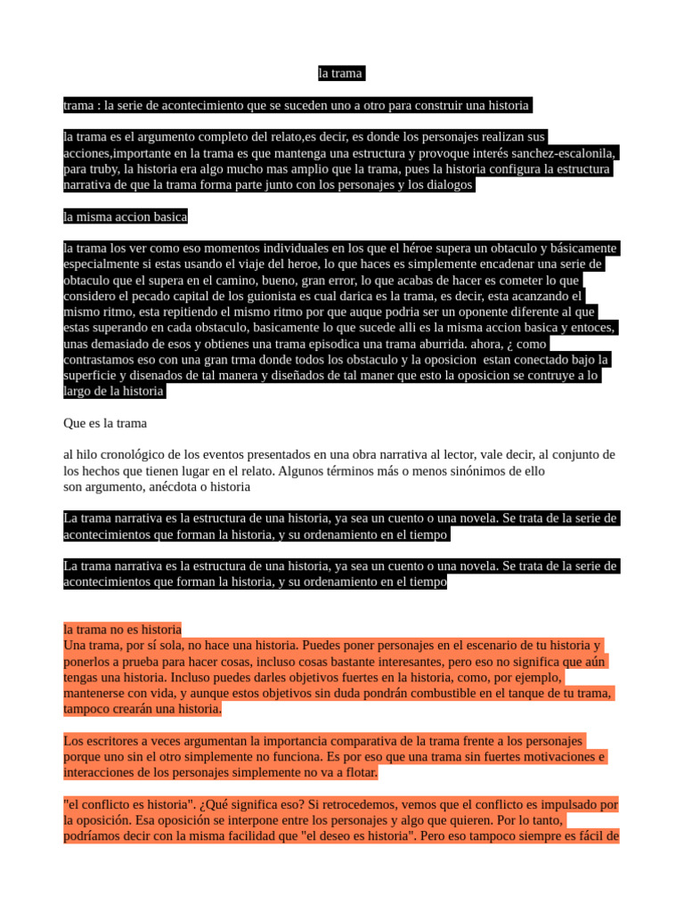 La Trama VPP | PDF | Verdad | Cuentos