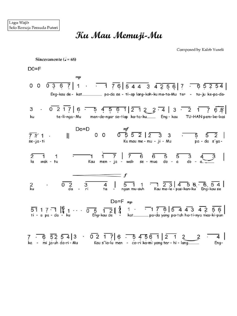 Kumau MemujiMu-1 Dewi | PDF
