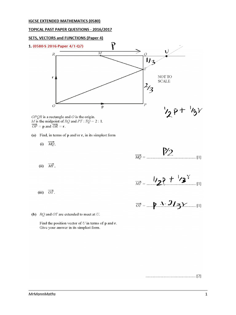 Igcse Math Pdf