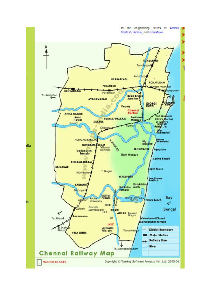 Chennai Train Map | PDF