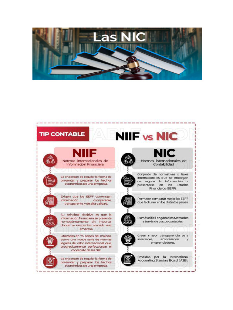 Evolución y Aplicación de las NIC | PDF | normas internacionales de ...