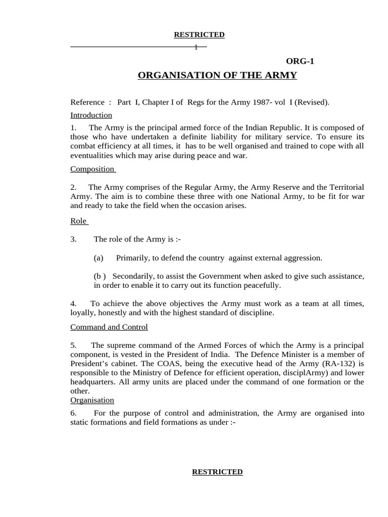 NCC Precis-1-1 | PDF | Division (Military) | Brigade