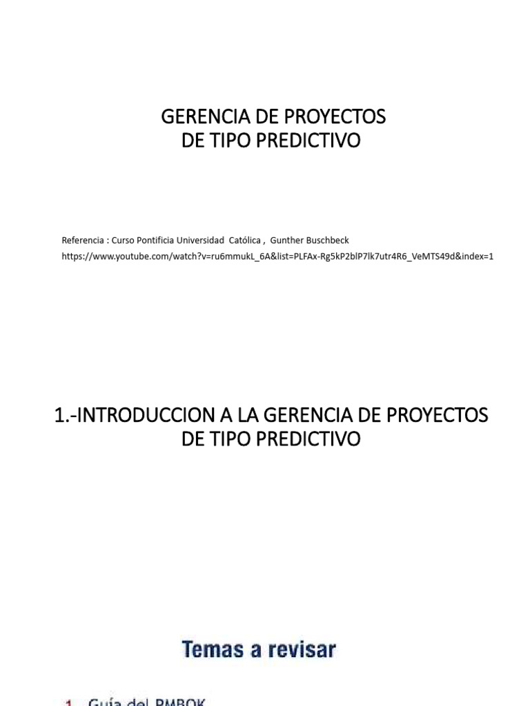 Gestion de Proyectos Predictivos | PDF