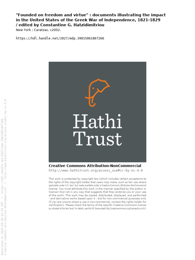 Founded on Freedom and Virtue . Documents Illustrating the Impact | PDF ...