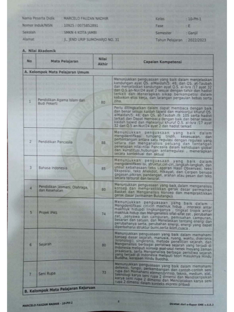 Raport Semester 1 | PDF