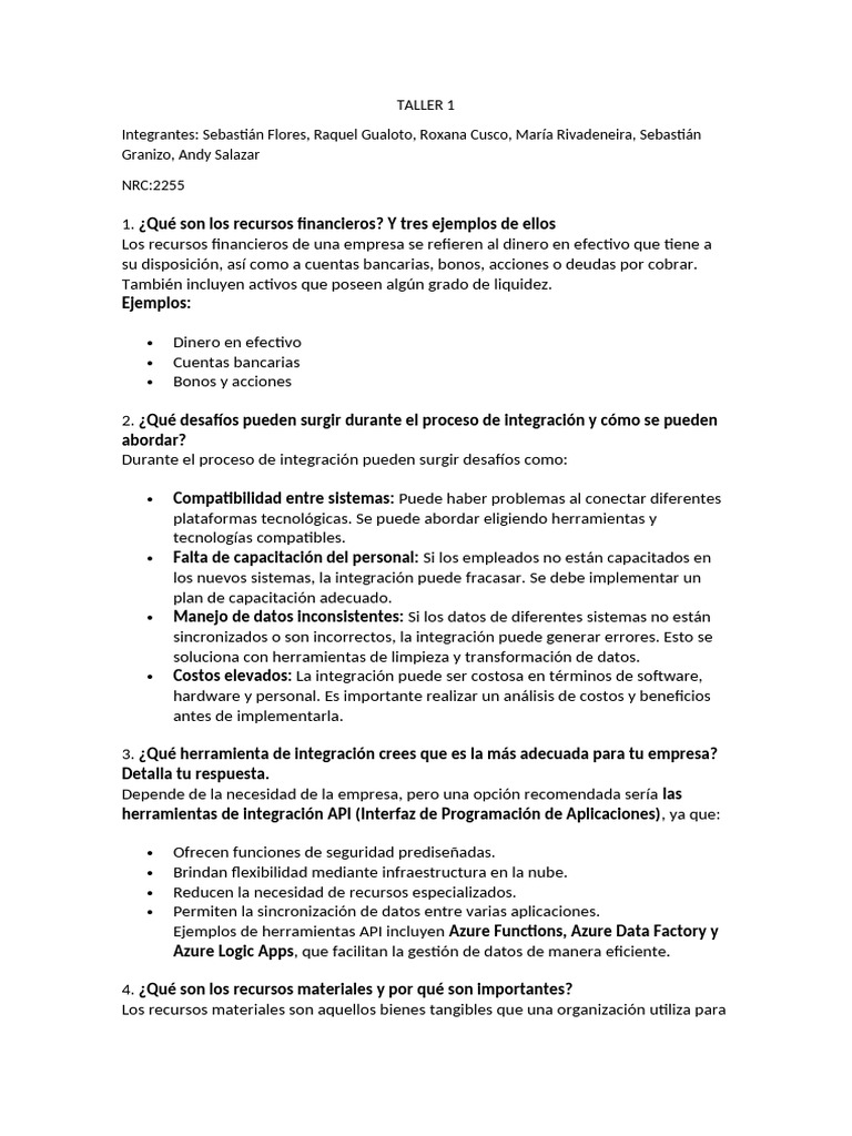 Taller 1 Parcial 3 Admin | PDF | Business | Software de la aplicacion