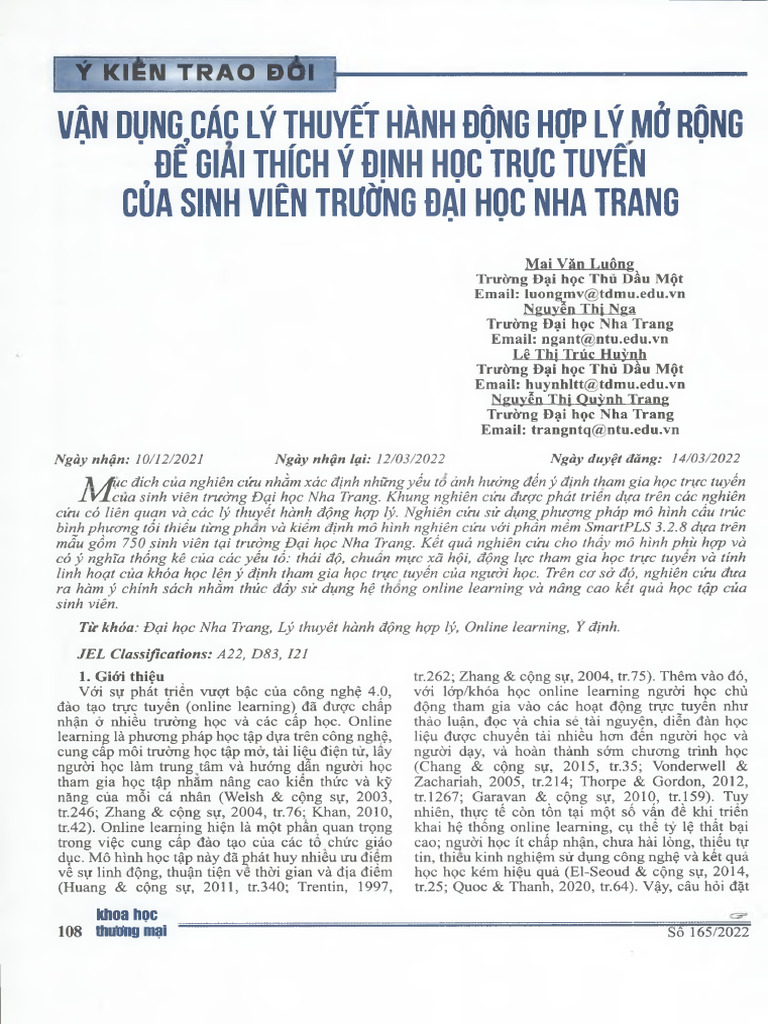 Thuyet Hanh Dong Hop Ly | PDF