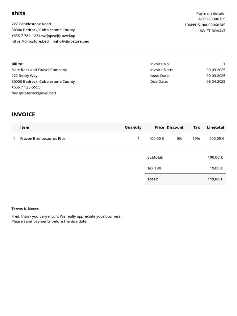 Invoice 4 | PDF