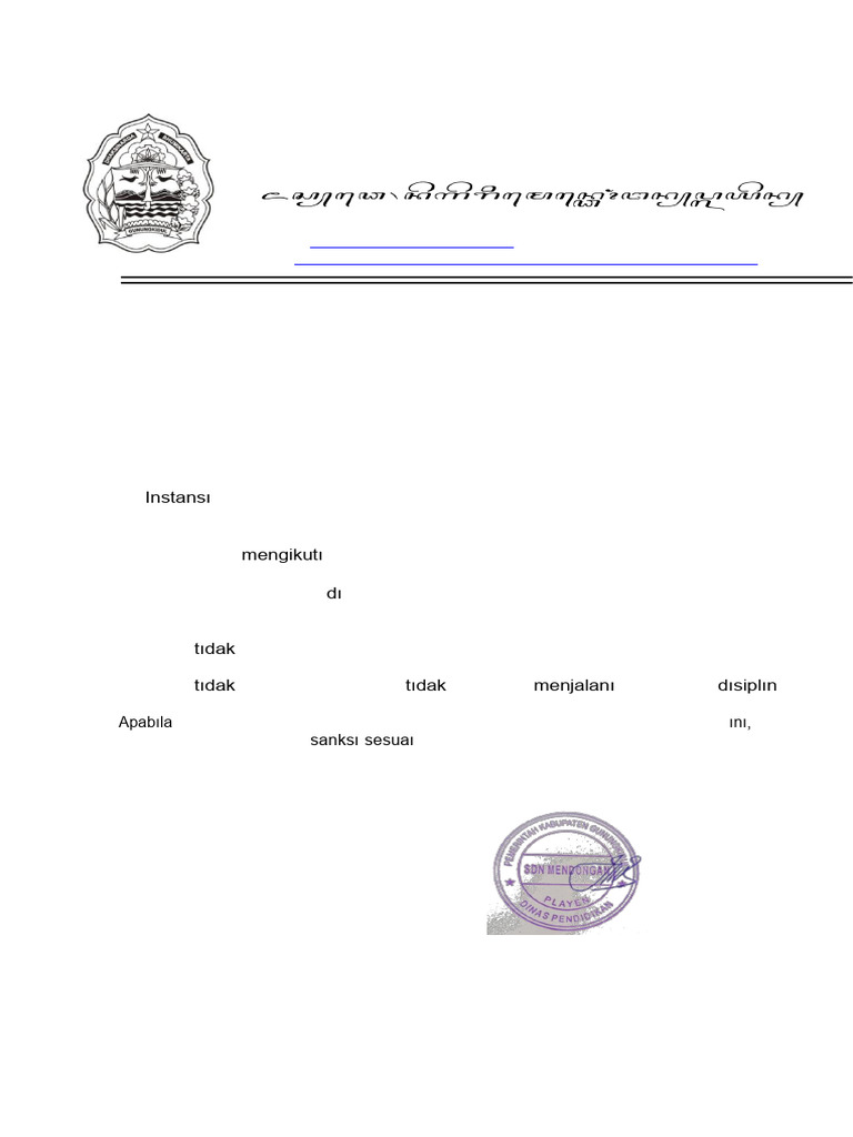 Surat Pernyataan TPPK 2023 | PDF