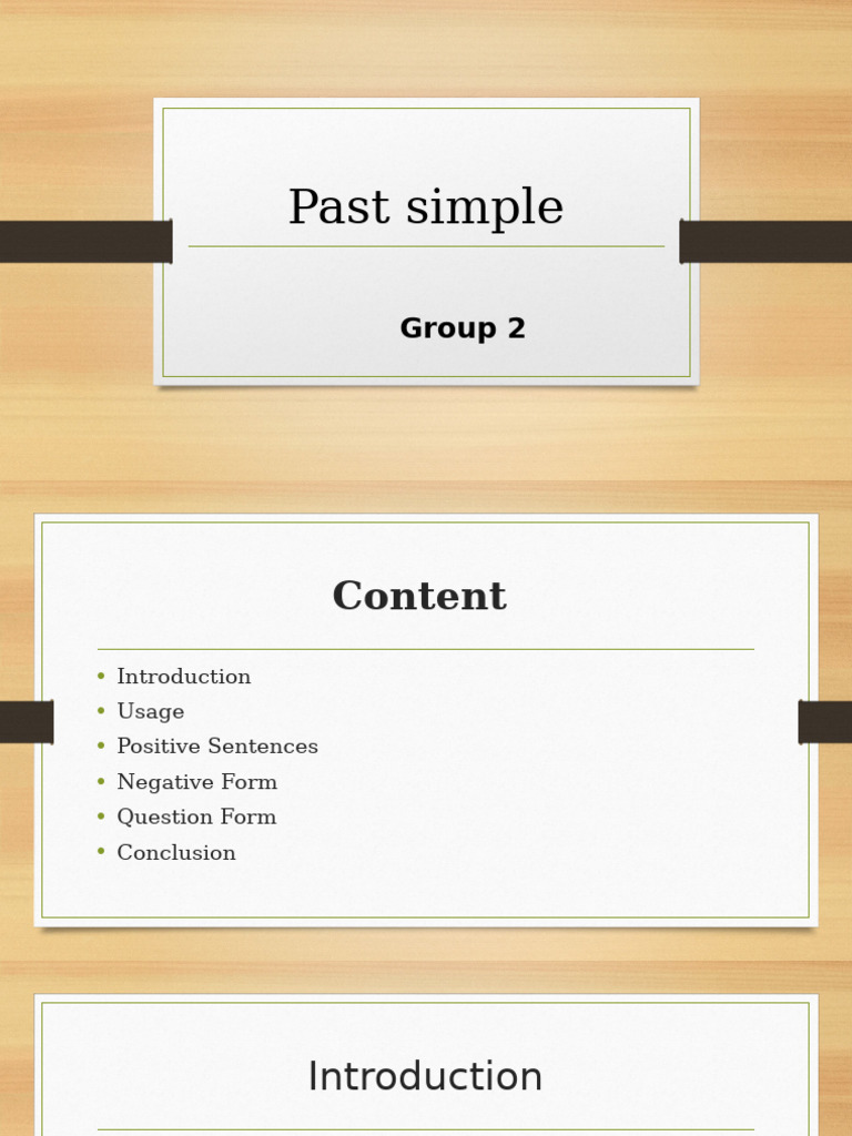 Understanding Past Simple Tense | PDF