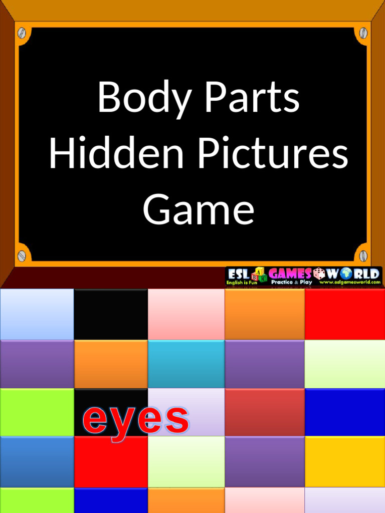 Body Parts Hidden Pictures Game | PDF
