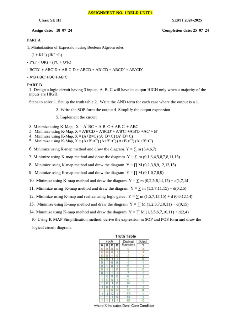 ASSIGNMENT NO 1 - Unit 1 - DELD - 18 - 07 - 2024 | PDF