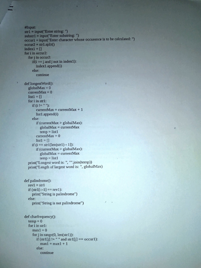 Assignment-5 (String) | PDF