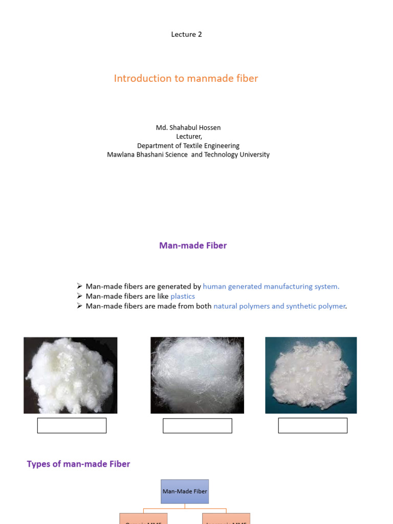 Overview of Manmade Fibers | PDF | Fibers | Rayon