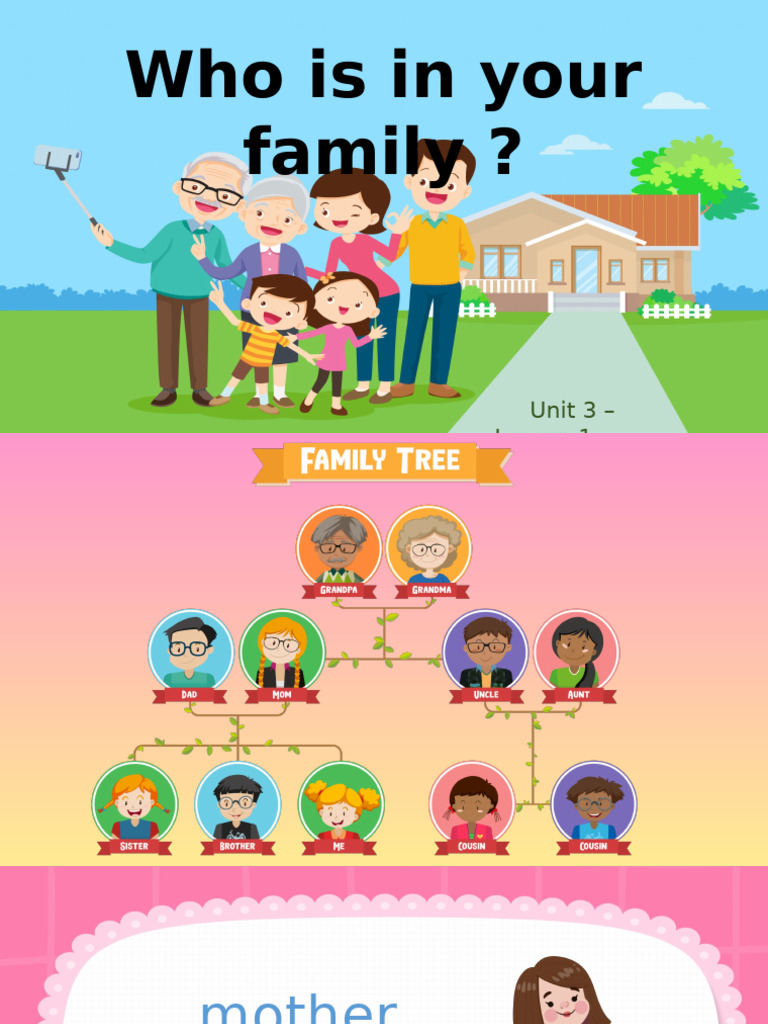 Family Vocabulary and Structure Guide | PDF