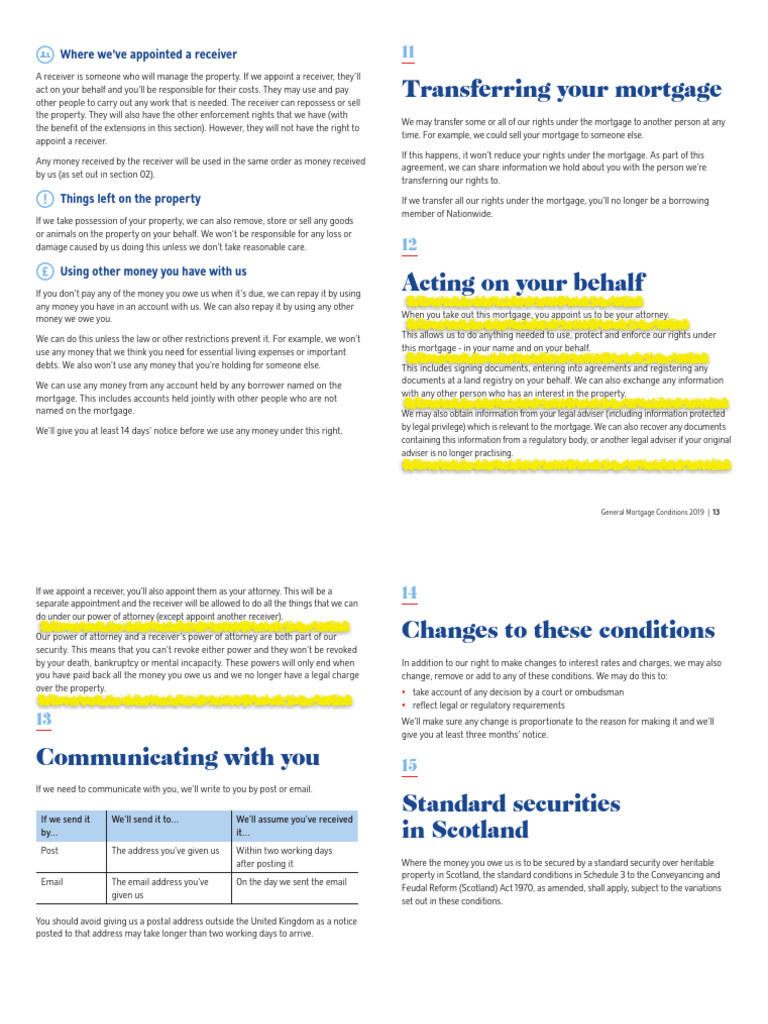 M139a-General-Mortgage-Conditions - Fair-Market-Usage | PDF | Power Of ...