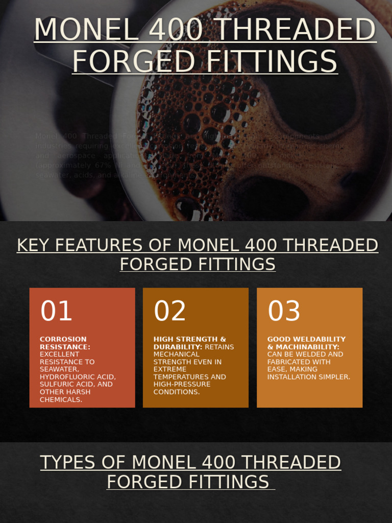Monel 400 Threaded Forged Fittings | PDF | Corrosion | Pipe (Fluid ...