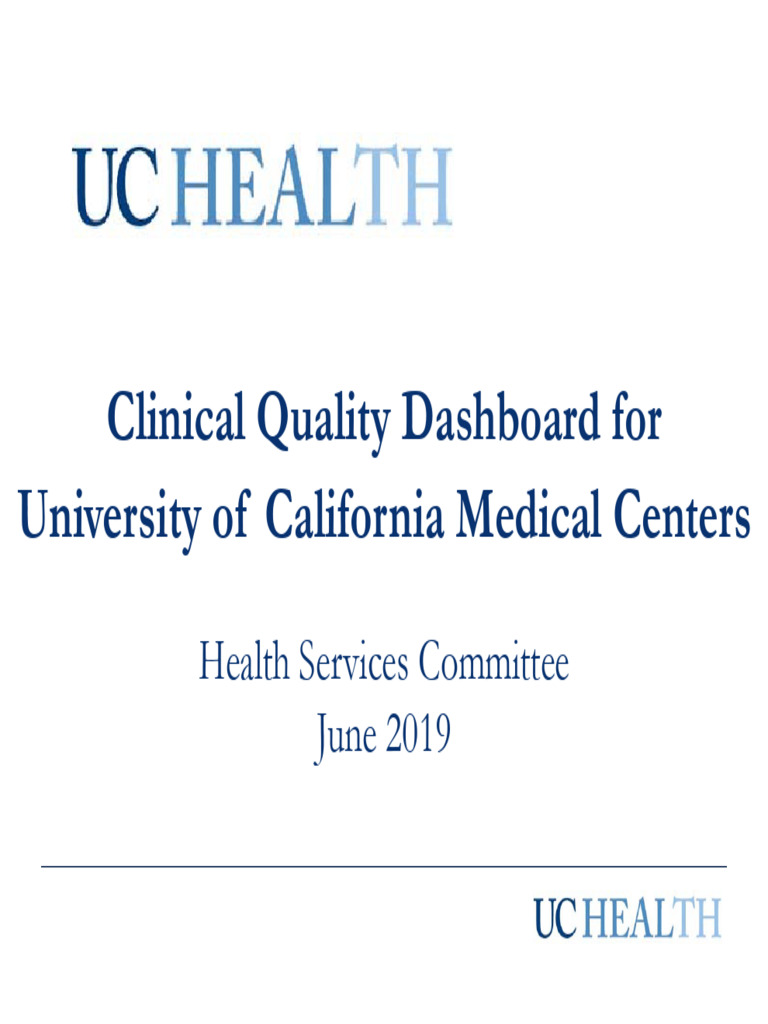 Clinical Quality Dashboard | PDF | Patient | Health Sciences