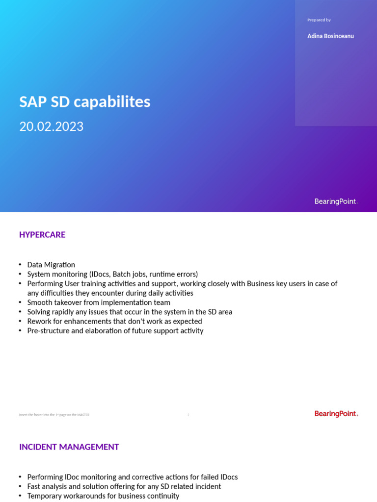 Sap SD | PDF
