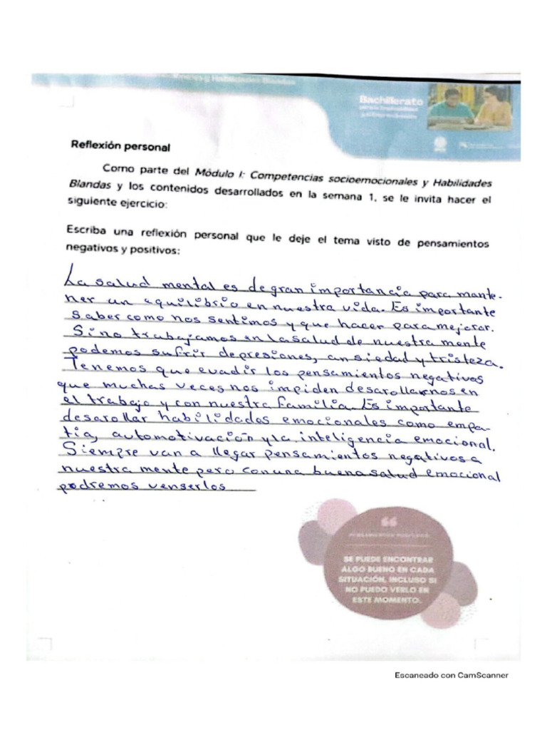 Reflexion Personal Katia Rodriguez Salas | PDF