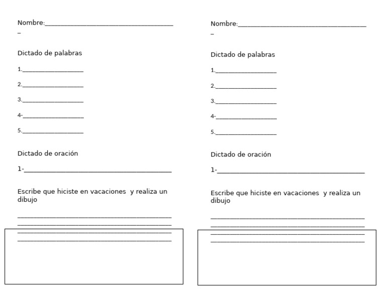 Dictado Clase | PDF