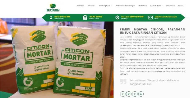 Osur Perekat Hebel | PDF