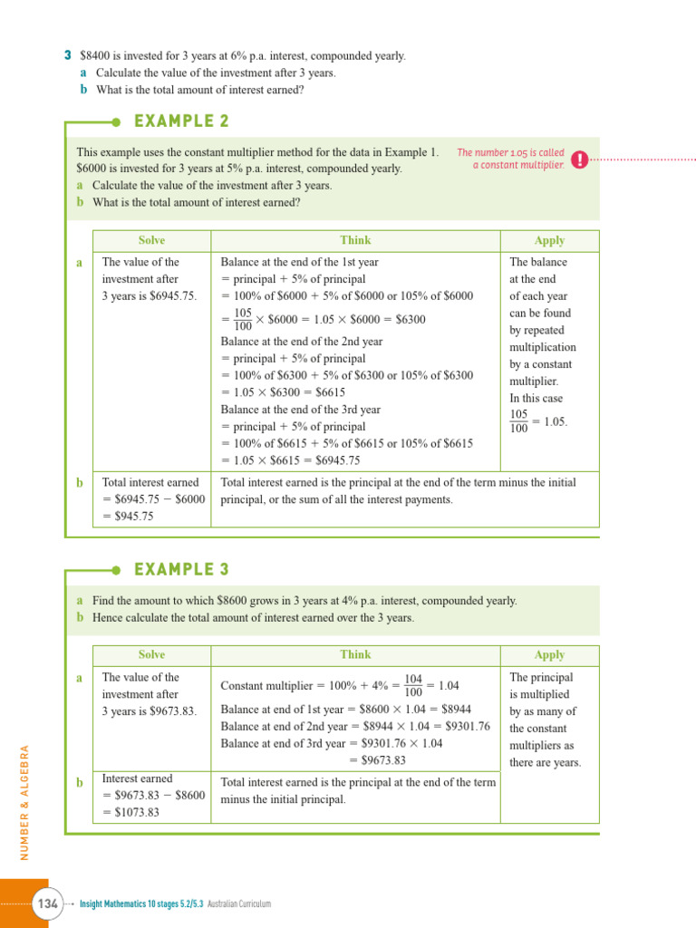 Oxford Insight Mathematics 10 5 25 3 AC For NSW Student Book Obook John ...