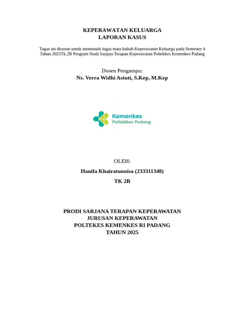 PANDUAN PRAKTEK MA KEP - Keluarga (Ners) - 2025 | PDF