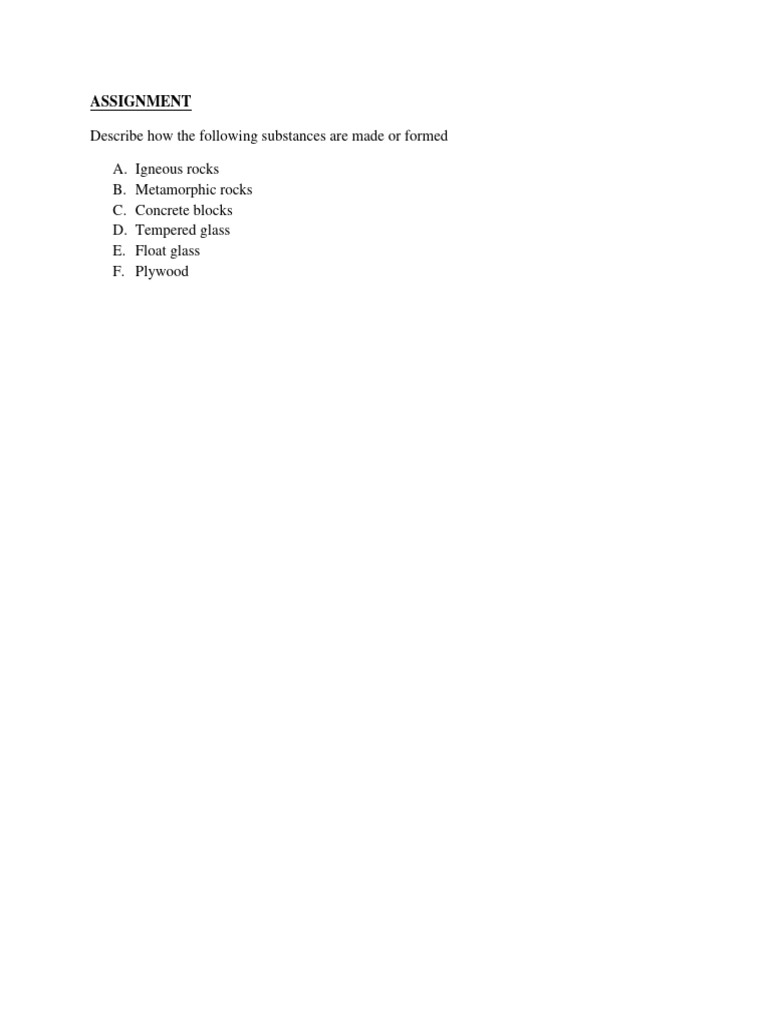 Assignment Eng Mats | PDF