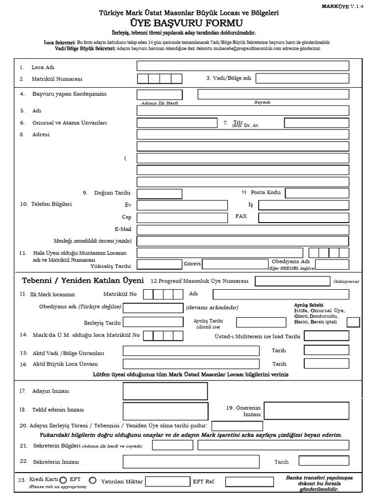 Uyelik-Basvuru-Formu V1.4 TR | PDF