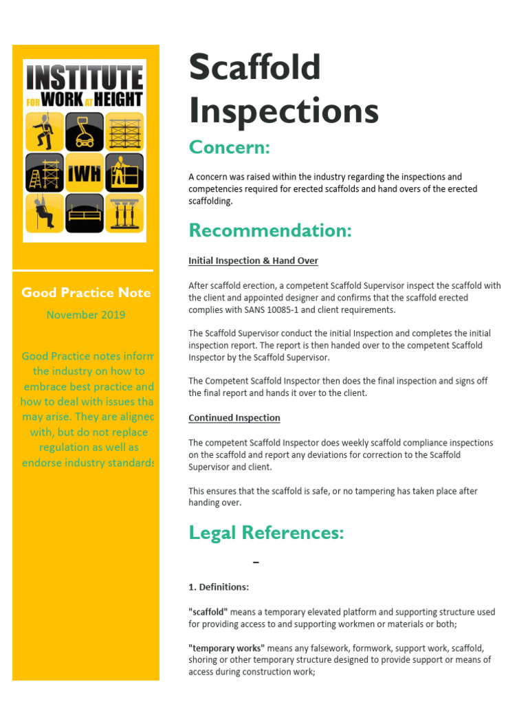 GPN-Article-Scaffold-Inspections- | PDF | Scaffolding | Justice