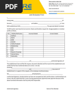 Joint Declaration SOP Version 3-0-31!07!2024 | PDF