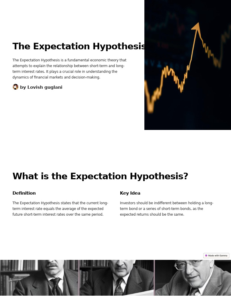 The Expectation Hypothesis | PDF | Yield Curve | Financial Economics