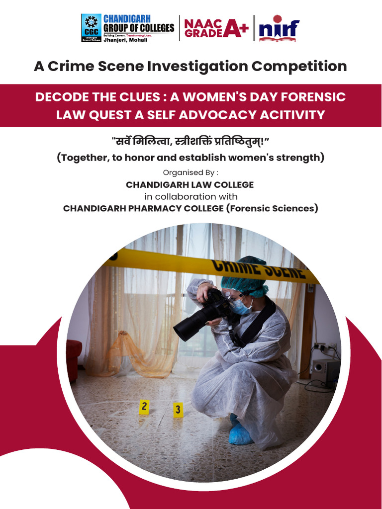 Crime Scene Brochure | PDF