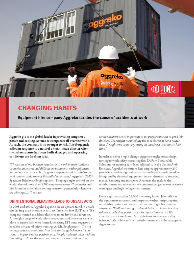 Aggreko CaseStudy EMEA EN 0814 | PDF | Safety | Occupational Safety And ...