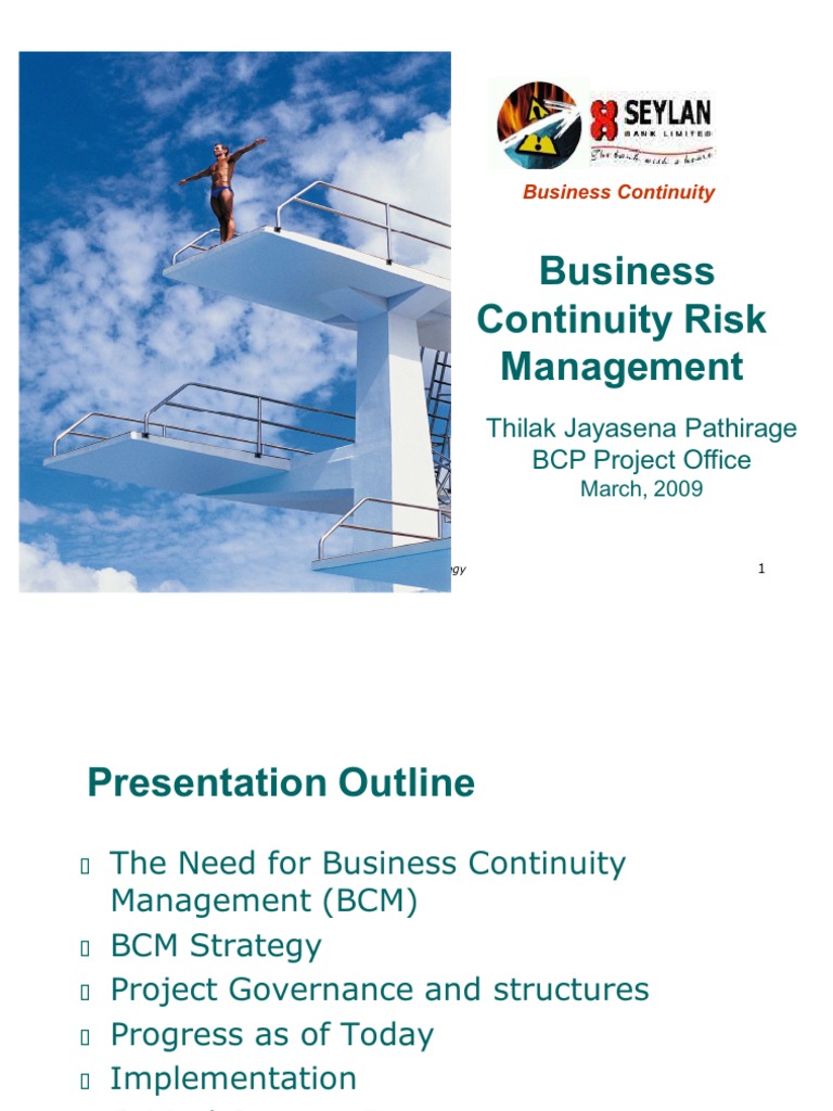 Business Continuity Risk Management | PDF | Business