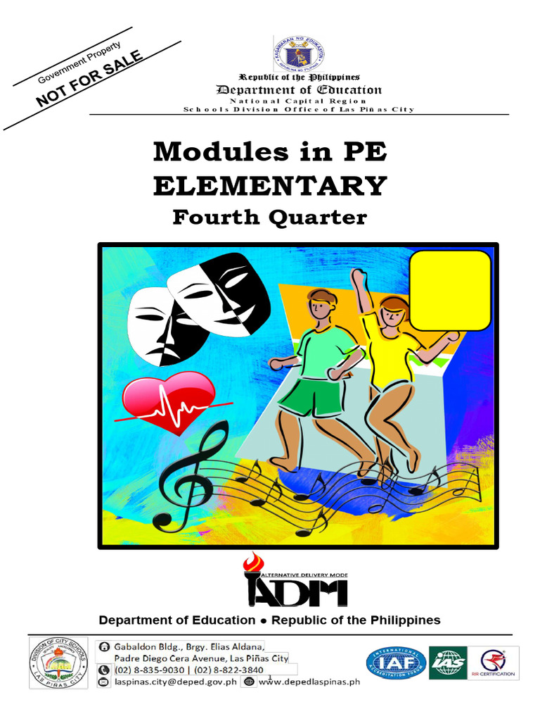 PE-4th-Quater-Modules-ADM-6 (1) FINAL | PDF | Dances | Learning