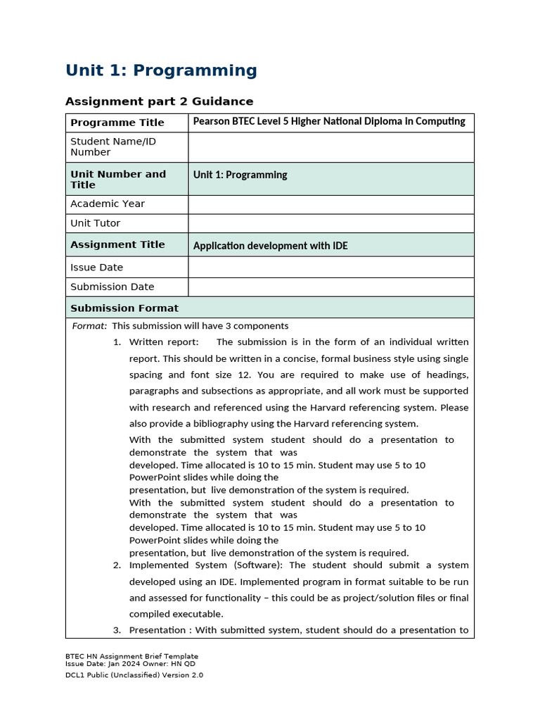 00_NEW Blank_Assignment Brief 2-Guidance | PDF | Computer Programming ... 00_NEW Blank_Assignment Brief 2-Guidance | PDF | Computer Programming ...