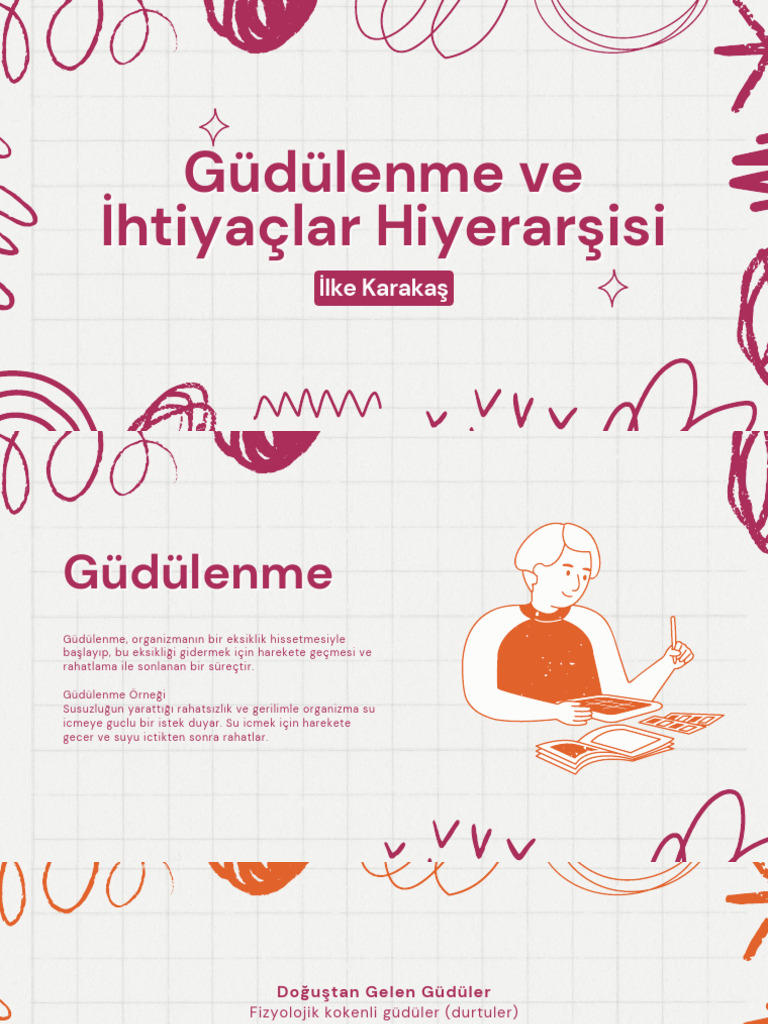 Güdülenme Ve İhtiyaçlar Hiyerarşisi PDF | PDF