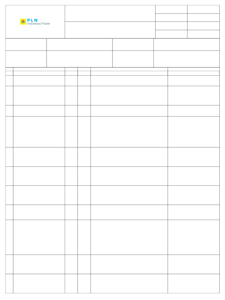 Formulir Penilaian Hse Plan | PDF