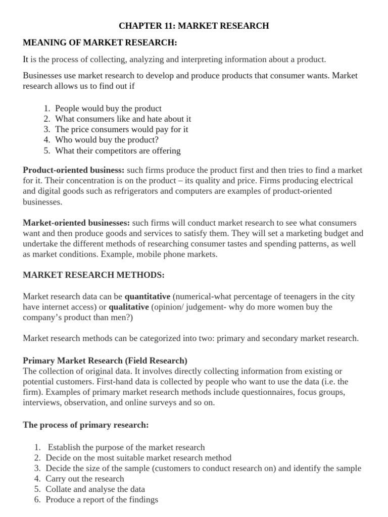 Understanding Market Research Methods | PDF | Marketing Research ...