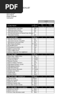 HSE - First Aid Box Inspection Checklist | PDF