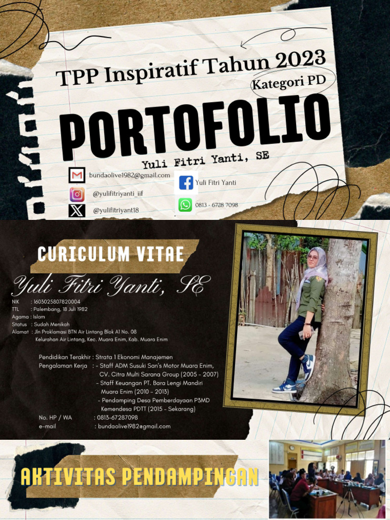 Fix - Portofolio Yuli Fitri Yanti - TPP Inspiratif 2023-1-0 | PDF