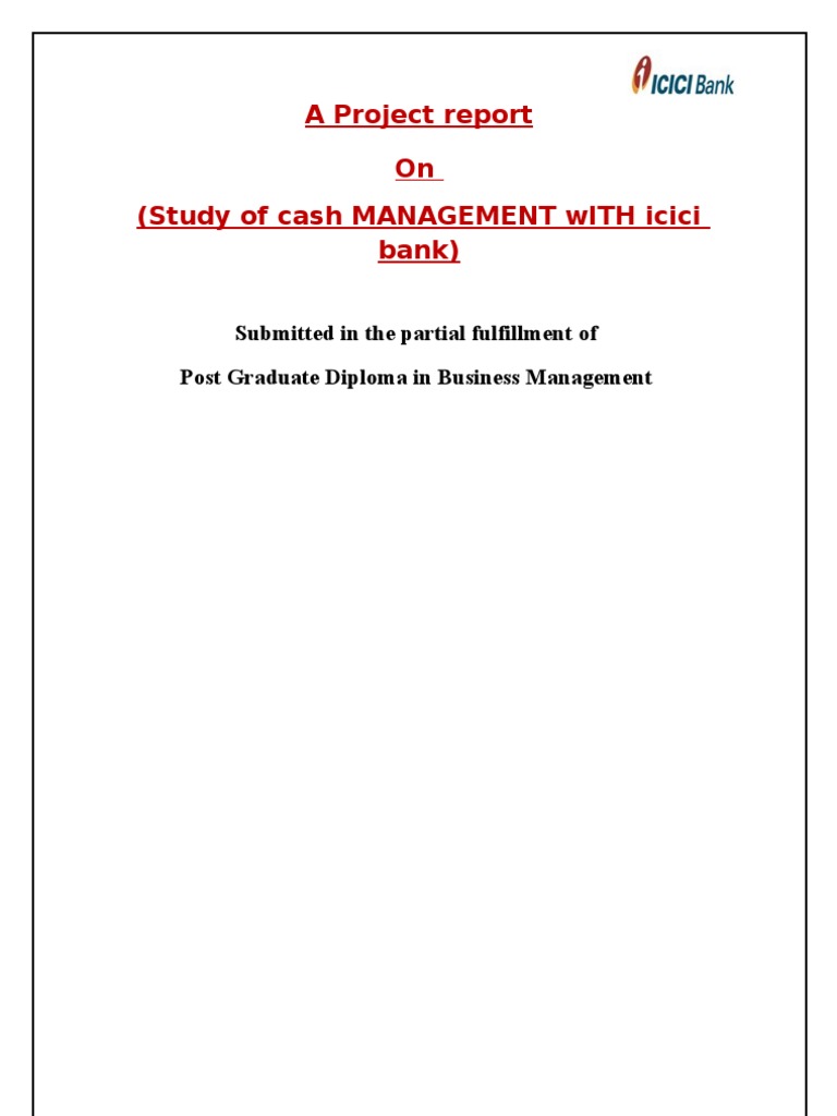Cash Management - ICICI Bank | PDF | Cheque | Payment System