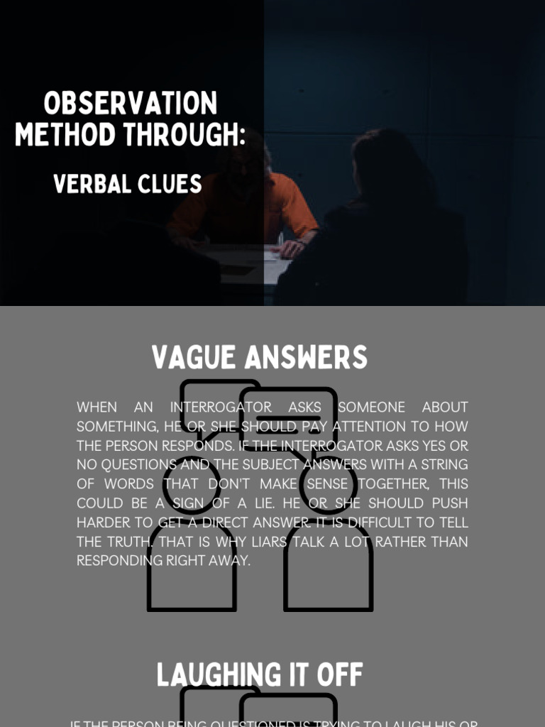 Verbal Clues | PDF