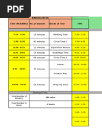Sample Class Program For Grade 1 SY 2024 2025 | PDF